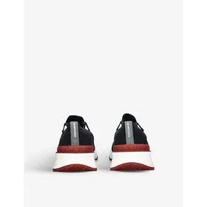 Brunello Cucinelli Brand-embossed Knitted Low-top Trainers - Blue Other