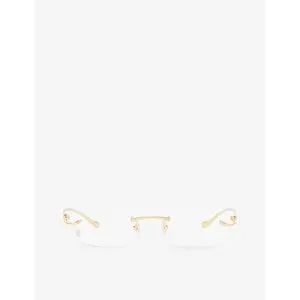 CARTIER Ct0061o Rectangle-frame Sunglasses