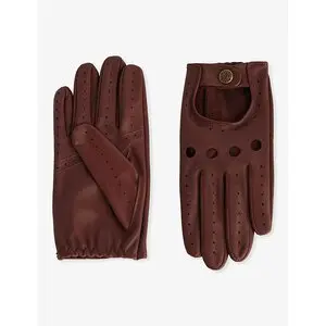 DENTS Delta Unlined Leather Driving Gloves - English Tan