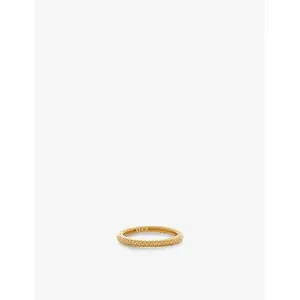 Monica Vinader Heirloom Stacking Ring - Yellow Gold