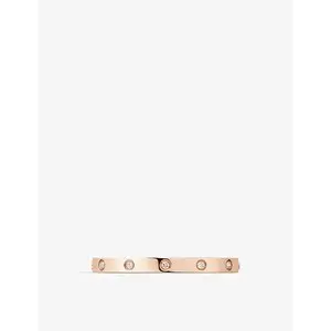 Cartier Love Classic 18ct Rose-gold And 0.96ct Diamond Bracelet - Rose Gold