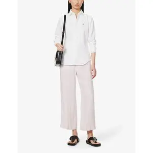 Polo Ralph Lauren Brand-embroidered Cotton Shirt - Bsr White