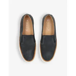 TOD'S Cassetta Slip-on Leather Low-top Trainers