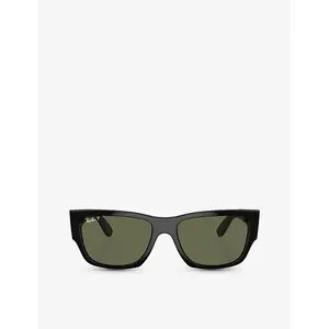 Ray-ban Rectangle-frame Sunglasses - Black