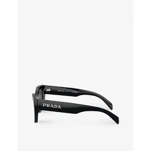 Prada Pr A09s Butterfly-frame Sunglasses - Black