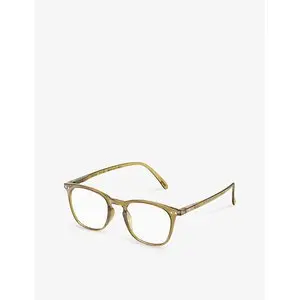 IZIPIZI Square Framed Reading Glasses - Golden Green