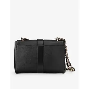 ASPINAL OF LONDON Lottie Leather Shoulder Bag - Black