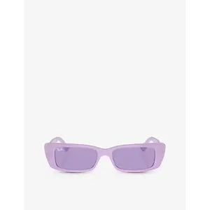Ray-ban Ray-Ban Rectangle-Frame Sunglasses Purple