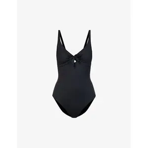 Melissa Odabash Lisbon Bow-embellished Swimsuit - Black