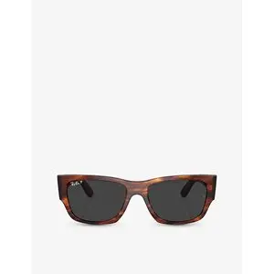 Ray-ban Rectangle-frame Sunglasses - Brown