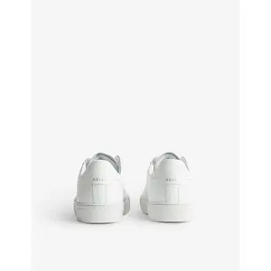 REISS Finley Leather Low-top Trainers - White