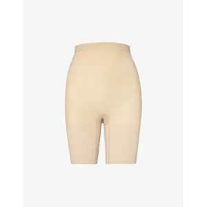 Spanx Sculpt™ Seamless Power High-waisted Mid-thigh Shorts - Soft Nude