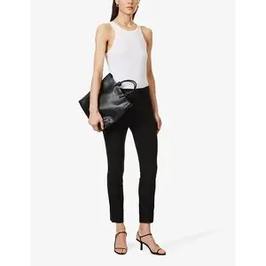 Vince Cropped Straight-leg Mid-rise Trousers