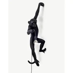 SELETTI Hanging Monkey Resin Outdoor Lamp 75cm - One-color
