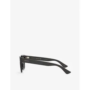 Gucci Gg0001sn Square-frame Sunglasses - Black