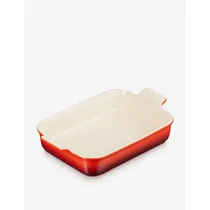 LE CREUSET Heritage Stoneware Rectangular Dish - Cerise