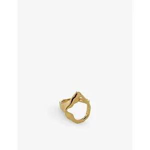 Monica Vinader Lagoon Vermeil Ring - Gold