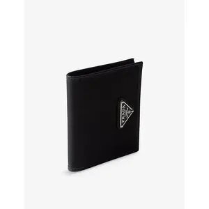 Prada Re-nylon Nylon And Leather Wallet