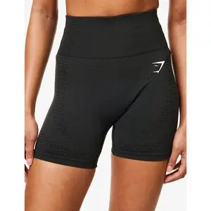 GYMSHARK Vital Seamless 2.0 Stretch-jersey Shorts - Black Marl