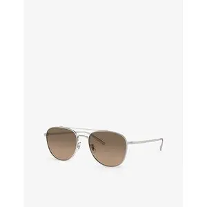 Oliver Spencer Ov1335st Rivetti Pilot-frame Sunglasses
