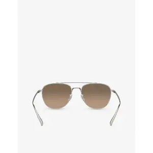 Oliver Spencer Ov1335st Rivetti Pilot-frame Sunglasses