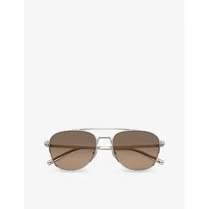 Oliver Spencer Ov1335st Rivetti Pilot-frame Sunglasses