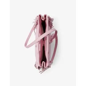 Maje Fringed-trim Leather Cross-body Bag