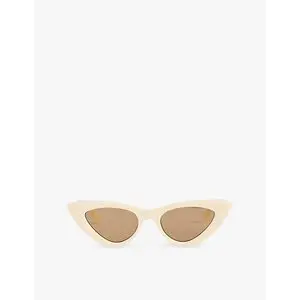 Le Specs Hypnosis Cat Eye-frame Sunglasses - Ivory