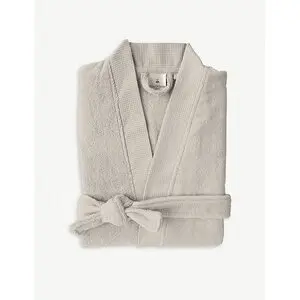 YVES DELORME Astreena Cotton-blend Bathrobe - Pierre