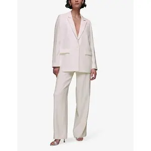 Whistles Andie Single-breasted Woven Wedding Blazer