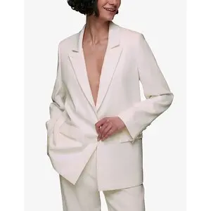 Whistles Andie Single-breasted Woven Wedding Blazer