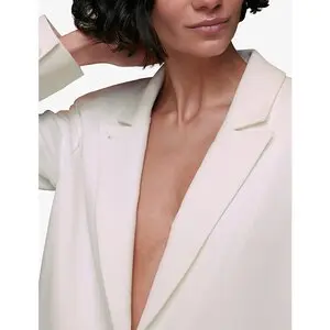 Whistles Andie Single-breasted Woven Wedding Blazer