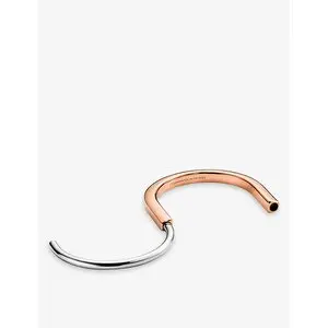 Tiffany & Co. Lock 18ct Rose And White-gold Bangle