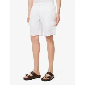 Vilebrequin Baie Drawstring-waist Linen Shorts - Blanc