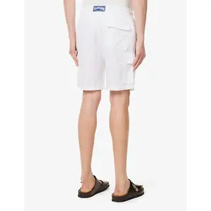 Vilebrequin Baie Drawstring-waist Linen Shorts - Blanc