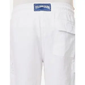 Vilebrequin Baie Drawstring-waist Linen Shorts - Blanc