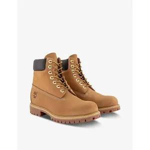 Timberland Premium 6-inch Leather Ankle Boots - Wheat Nubuck