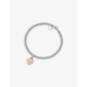 Tiffany & Co. Return To Heart Tag Beaded Bracelet - Silver/rose Gold