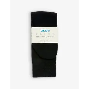Falke Sensitive London Stretch-cotton-blend Socks - 3000 Black