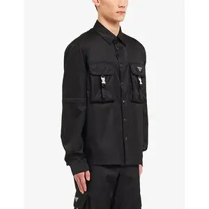 Prada Re-nylon Brand-plaque Nylon Shirt