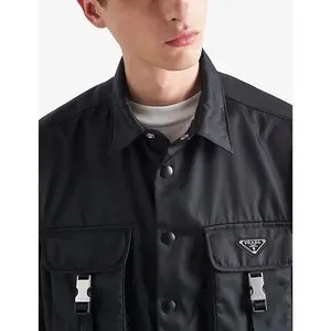 Prada Re-nylon Brand-plaque Nylon Shirt