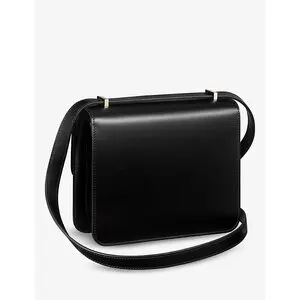 Cartier C De Mini Leather Cross-body Bag - Black