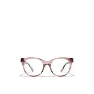 Chanel Cat Eye Eyeglasses - Pink