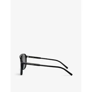 Dolce & Gabbana Dg4403 Pilot-frame Sunglasses - Black