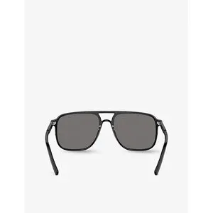 Dolce & Gabbana Dg4403 Pilot-frame Sunglasses - Black