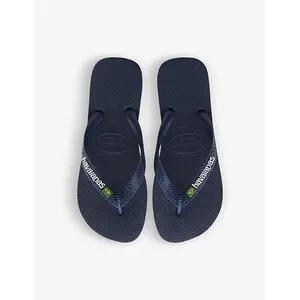 Havaianas Brazil Logo Flip-flops - Navy Blue