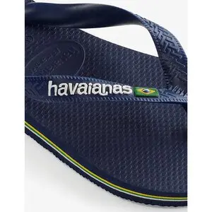 Havaianas Brazil Logo Flip-flops - Navy Blue