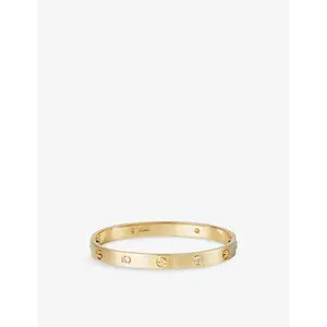 CARTIER Love Classic Diamond Bracelet - Yellow Gold