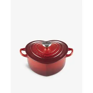 LE CREUSET Heart-shaped Cast-iron Casserole Dish - Cerise