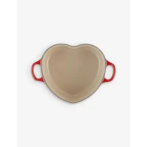 LE CREUSET Heart-shaped Cast-iron Casserole Dish - Cerise